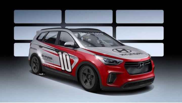 К шоу SEMA Hyundai Santa Fe обрёл 1000-сильный мотор (Автоновости о ...