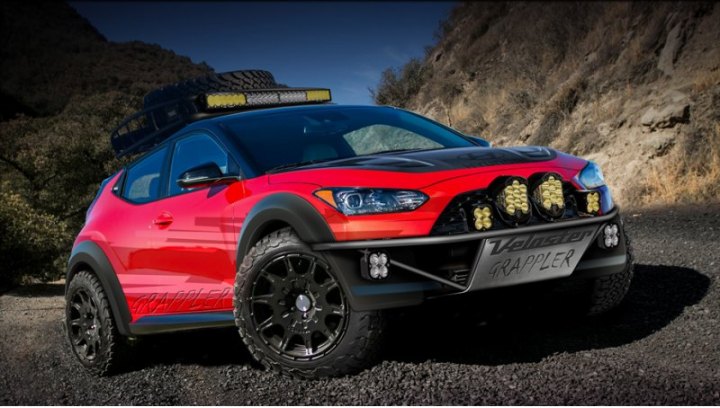 Вездеход Hyundai Veloster Grappler потешит публику на шоу SEMA ...